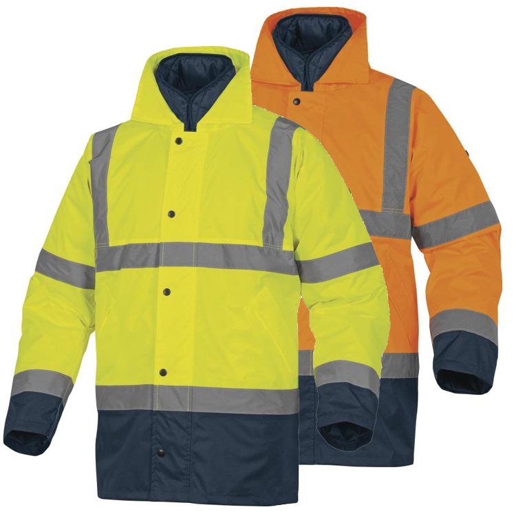Delta Plus Zateplená reflexná bunda RUNWAY 3v1 Hi-Vis